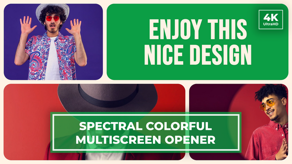 Multiscreen Slideshow | Split Screen Opener | Minimalistic, After Effects Project Files